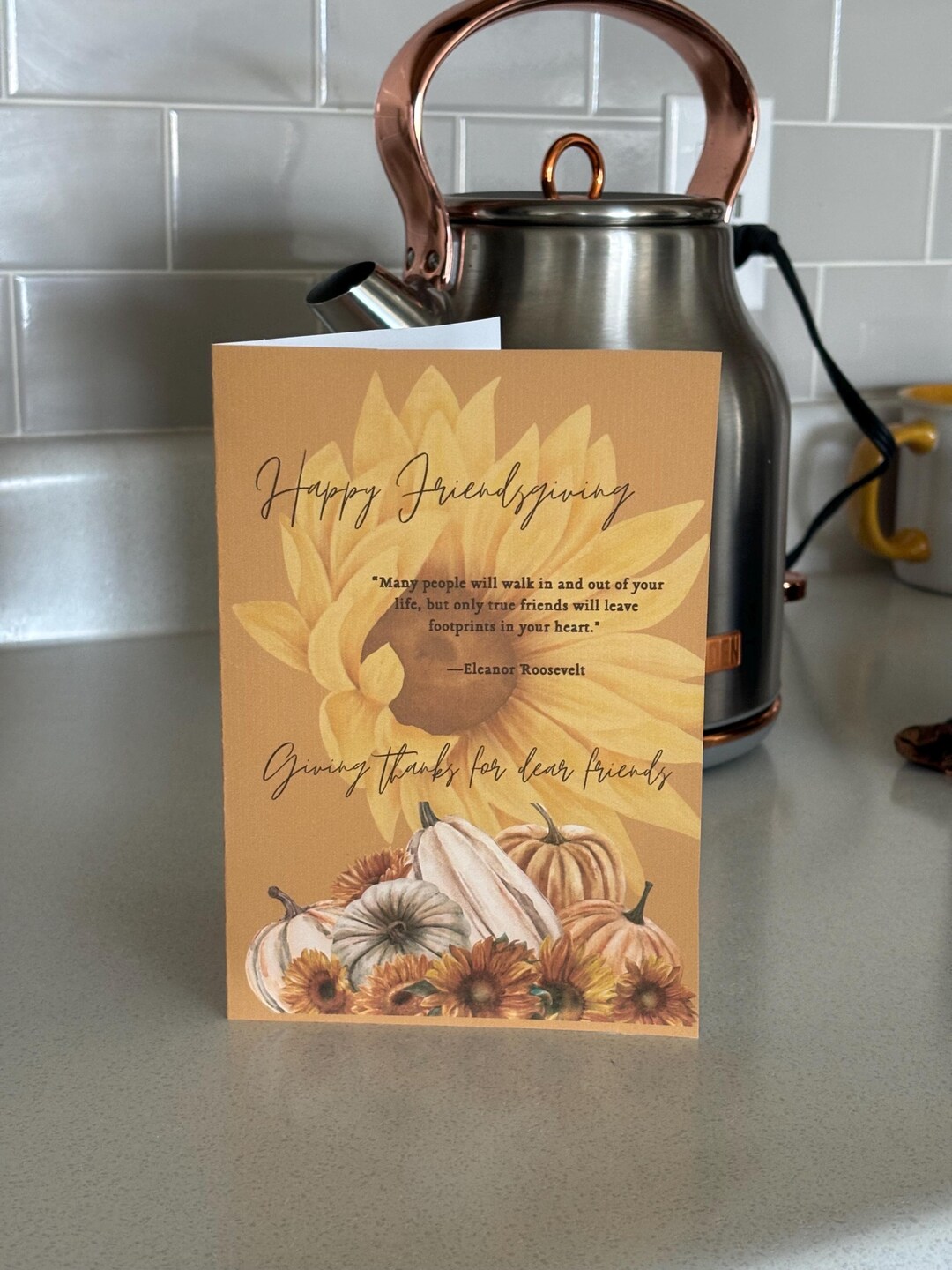 Happy Friendsgiving Greeting Card - Etsy