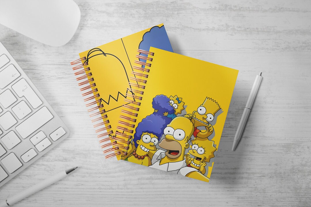 Planner A5 the Simpsons Printable Monthly and Weekly Agenda 2024/2025 ...