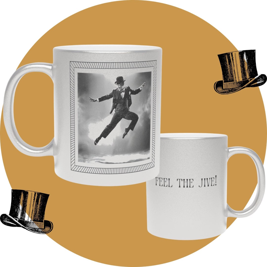 Feel the Jive, Tap Dancing Mug, Tap Dancer Mug, Vintage Dance Mug,jazz ...