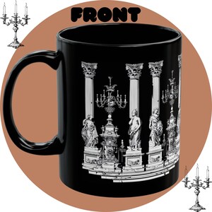 Gothic Architecture Mug, Dark Academia Mug, Column Mug, Statue Mug ...