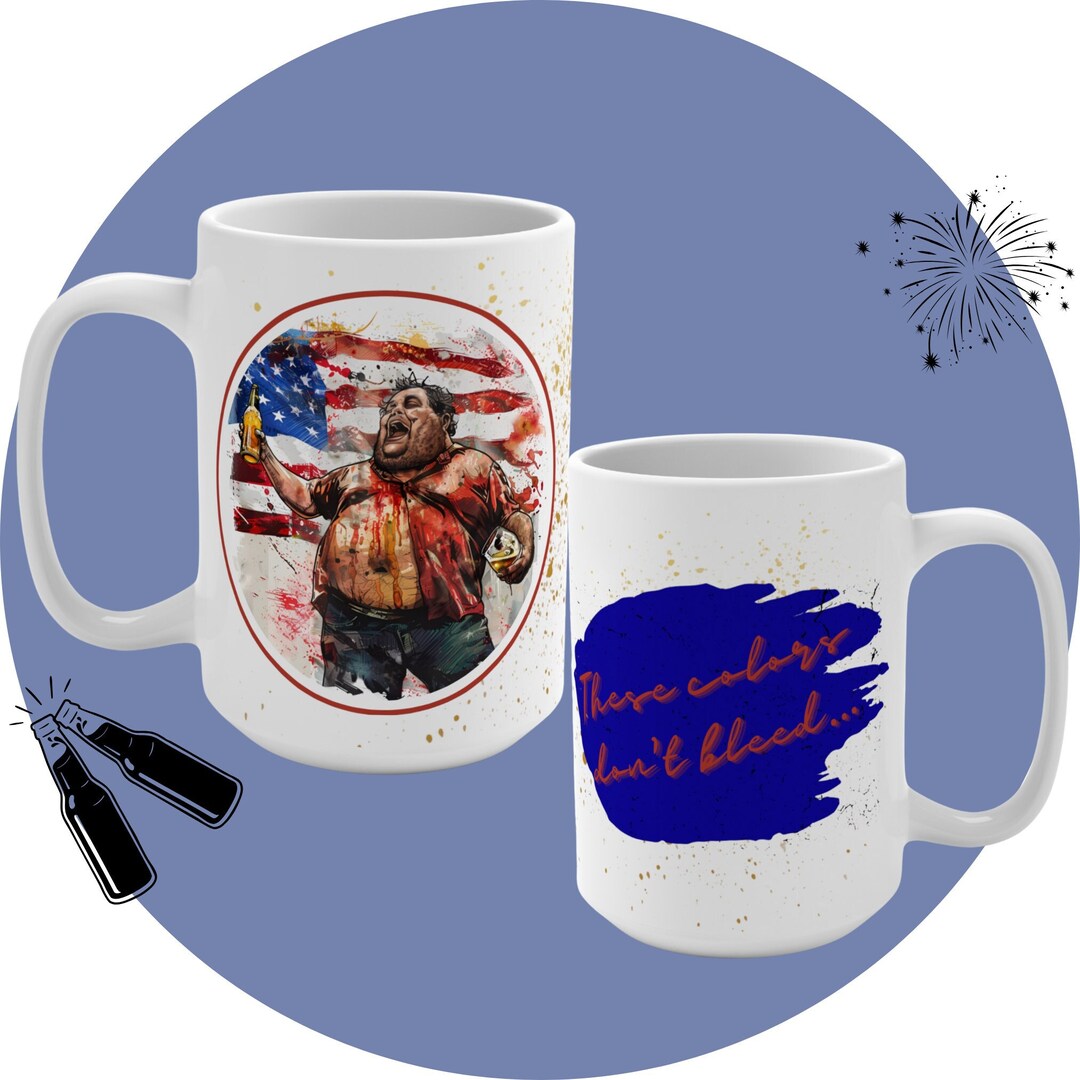 These Colors Dont Bleed Mug, Patriotic Mug, Funny Mug, Joke Mug, Merca ...