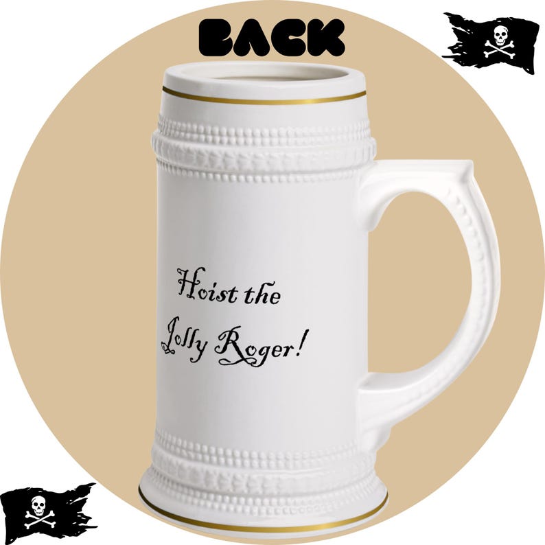 Pirate Stein, Hoist the Jolly Roger, Skeleton Pirate, Skeleton Stein ...