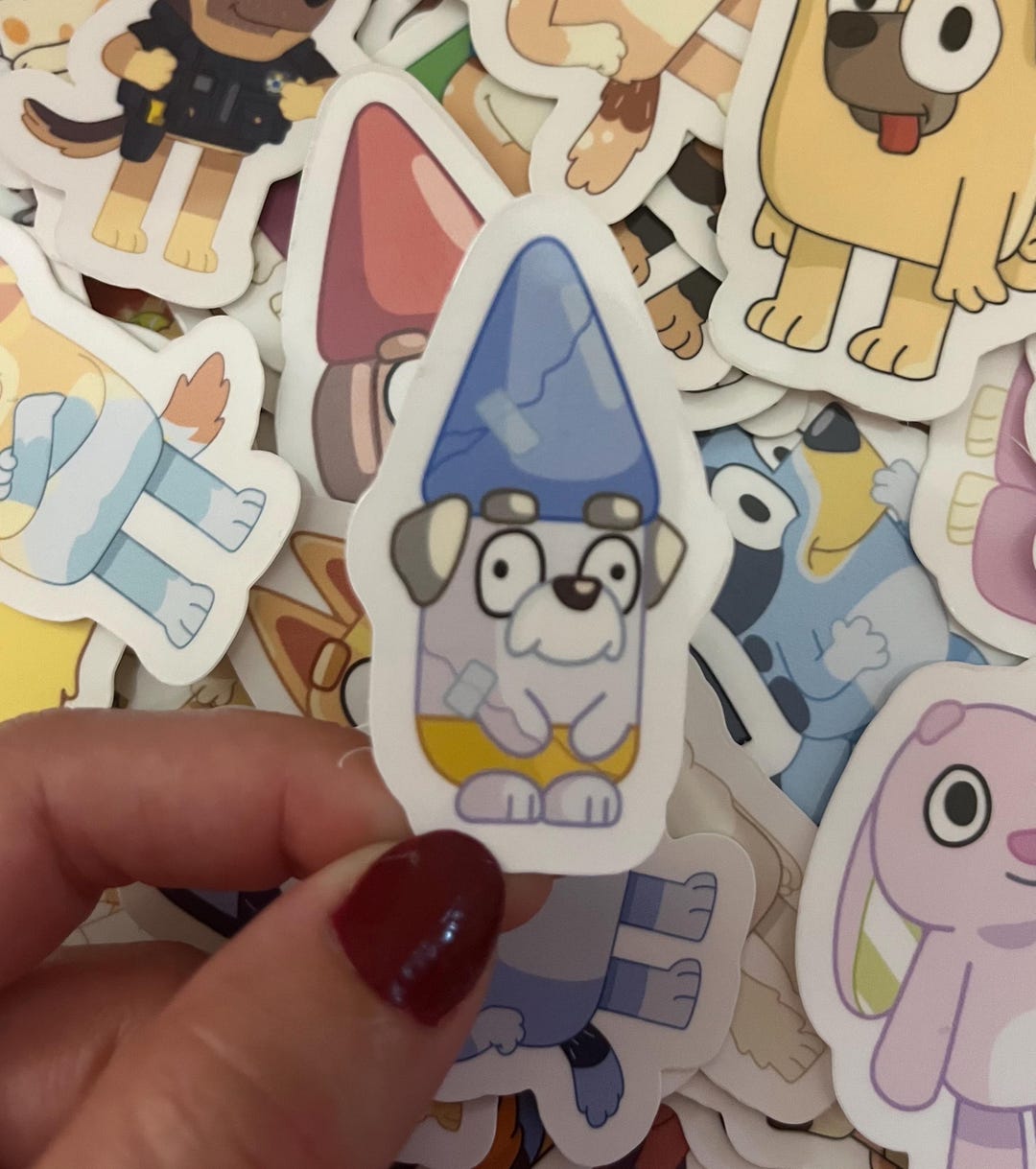Bluey Sticker Waterproof Garden Gnome Jeremy - Etsy
