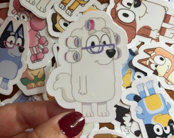 Bluey Sticker Waterproof Chloe Sticker - Etsy