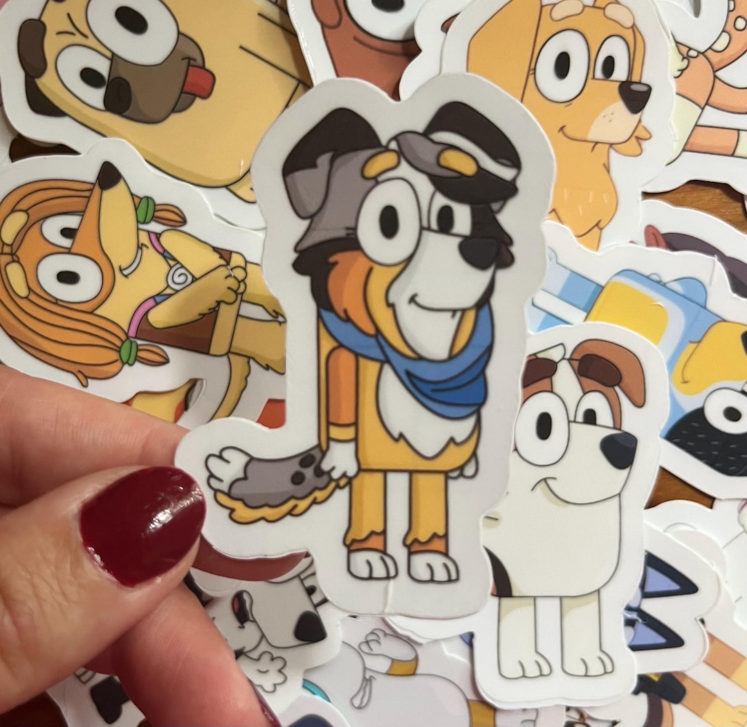 Waterproof Bluey Sticker Calypso - Etsy