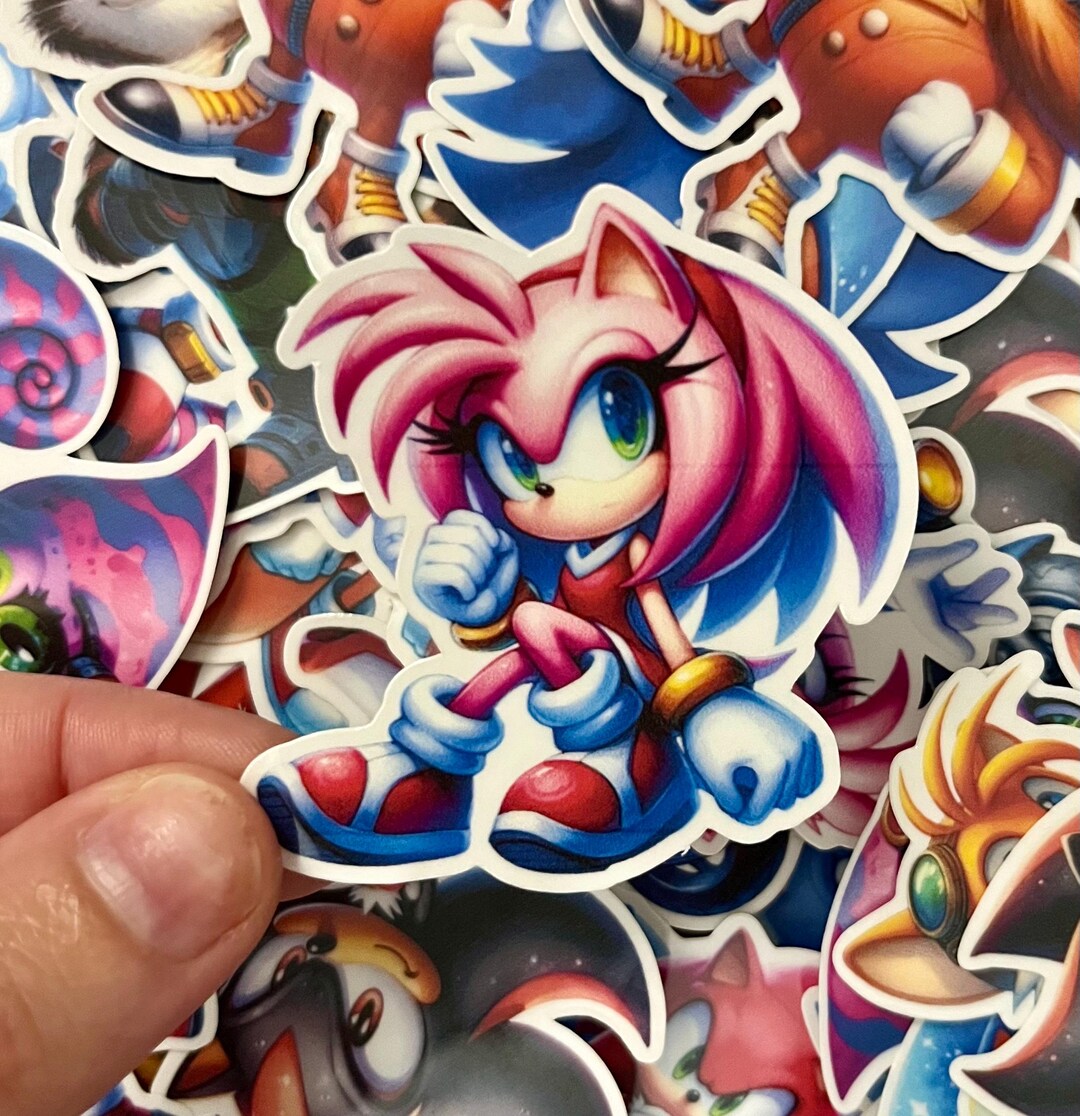 Sonic Boom Waterproof Sticker Amy - Etsy