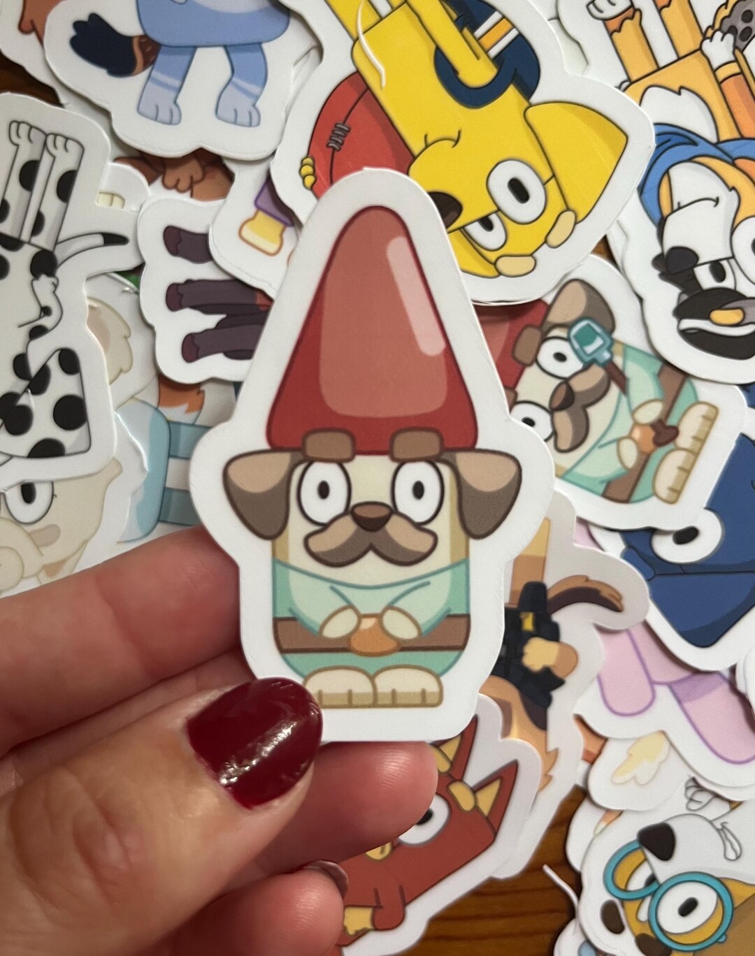 Bluey Sticker Waterproof Gerald Sticker Garden Gnome - Etsy