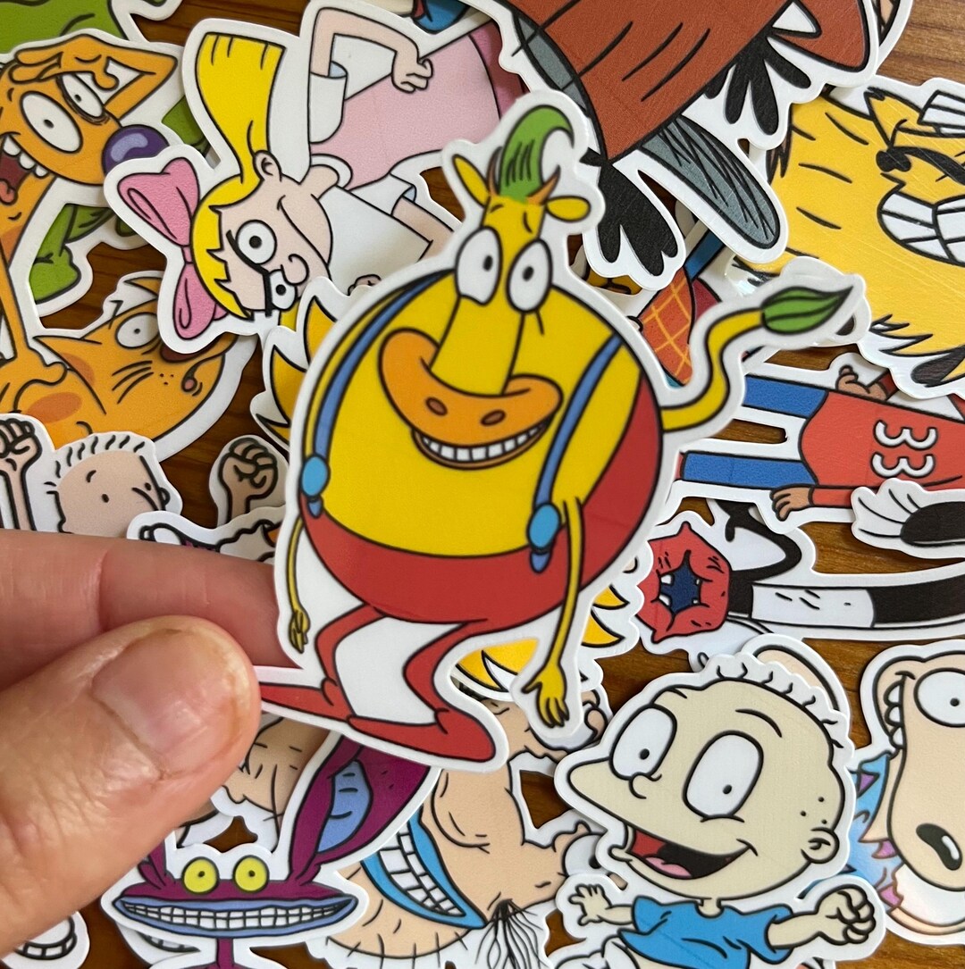 90s Cartoons Rockos Modern Life Heffer Waterproof Sticker - Etsy
