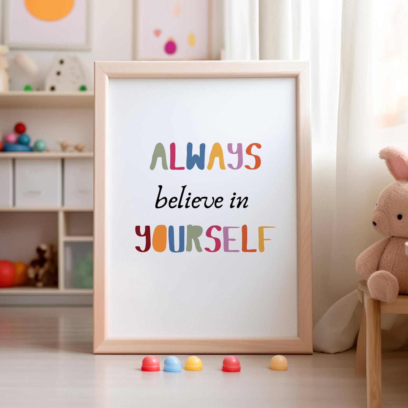 Always Believe in Yourself Poster,growth Mindset Art,motivational ...