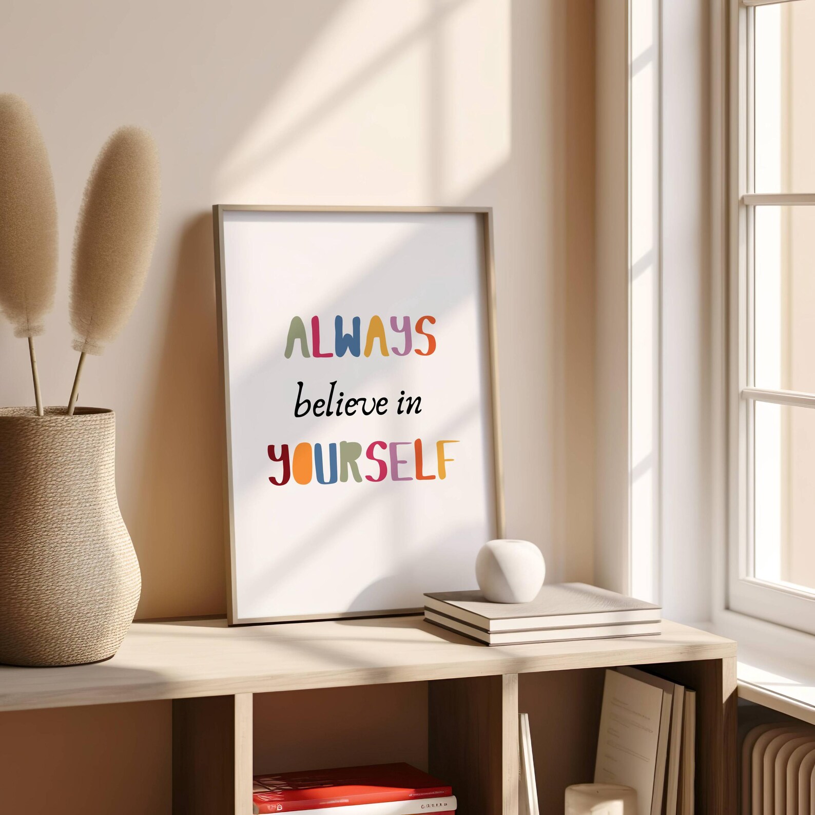 Always Believe in Yourself Poster,growth Mindset Art,motivational ...