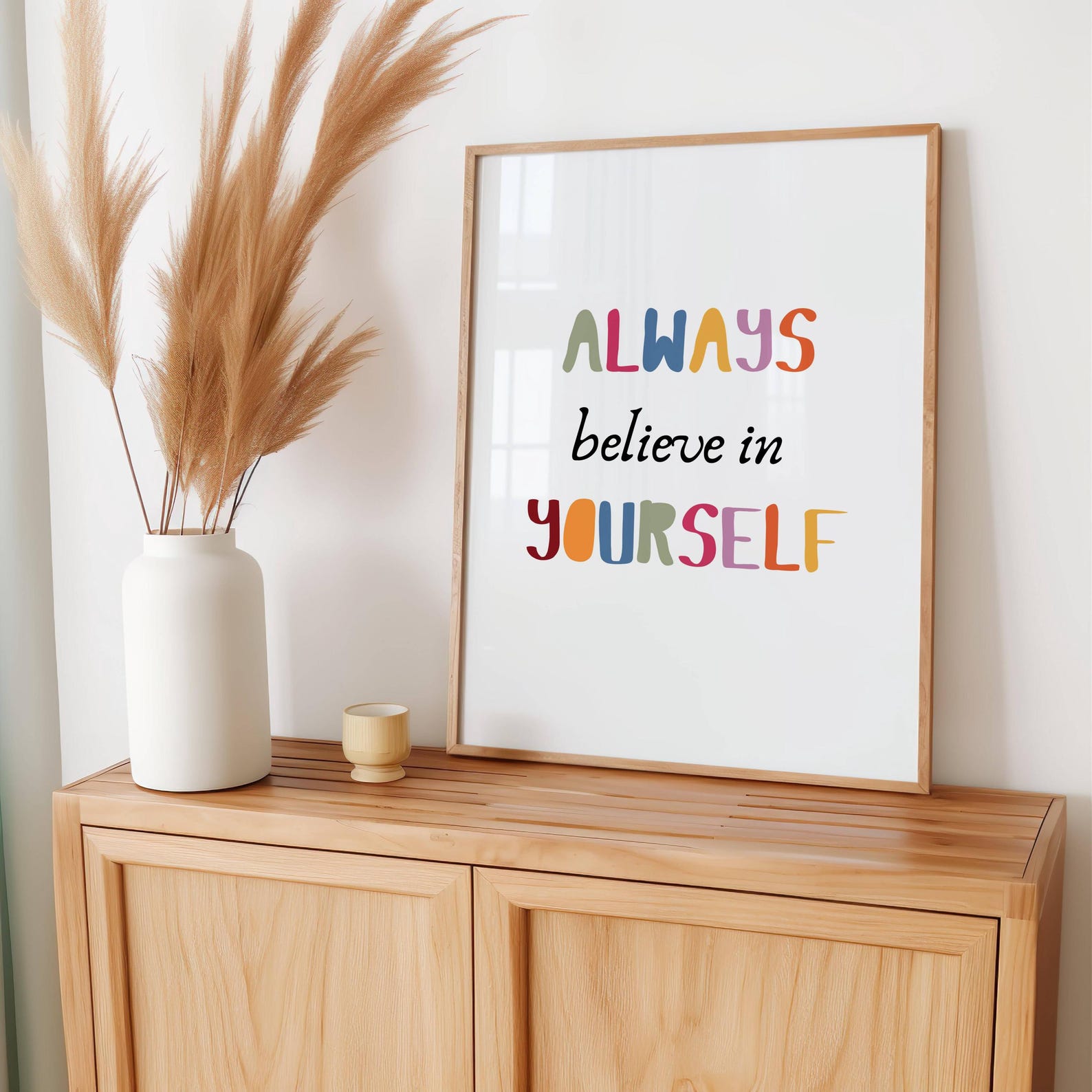 Always Believe in Yourself Poster,growth Mindset Art,motivational ...
