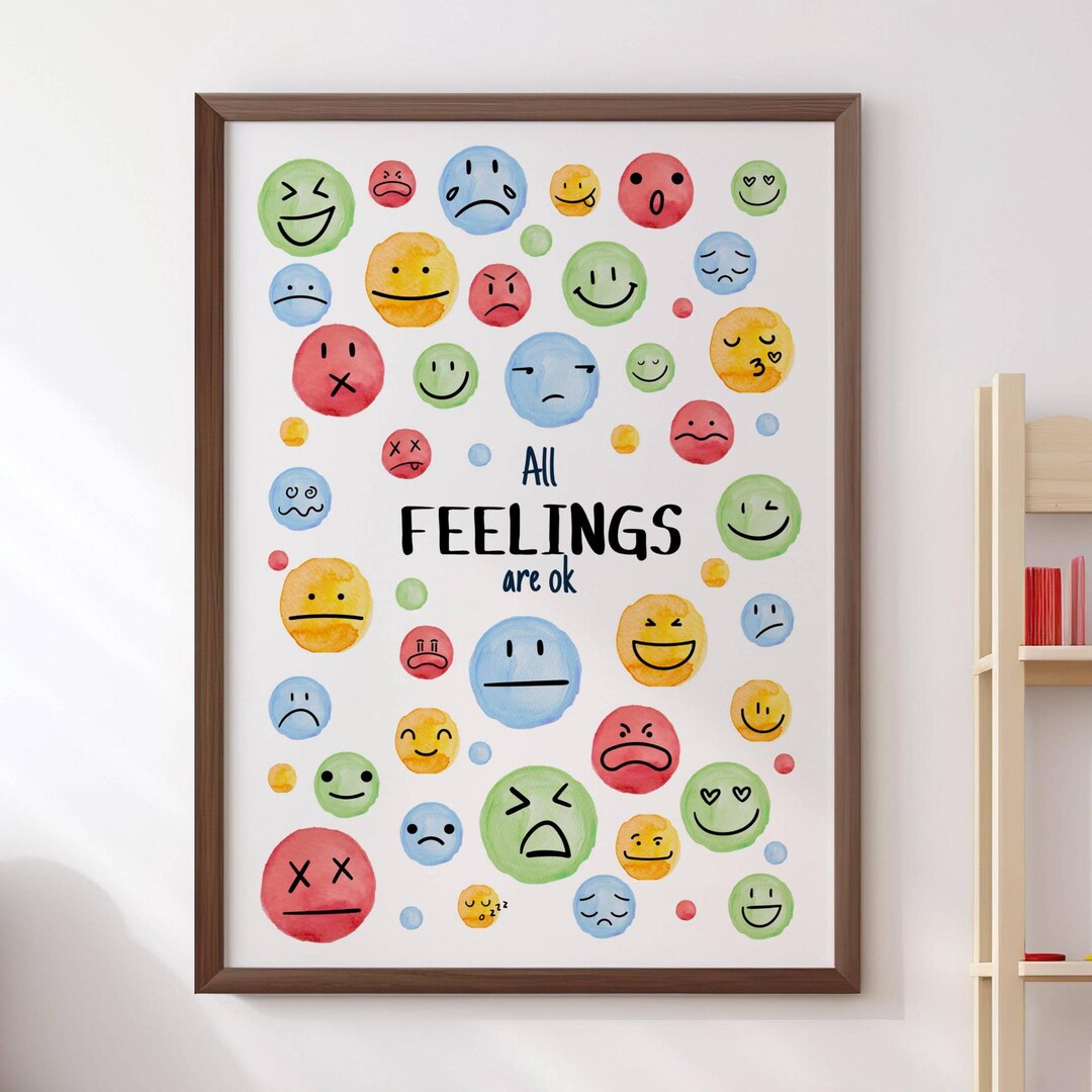 All Feelings Are Okay, Feelings Poster, Self Regulation, School ...