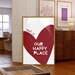This is Our Happy Place Poster, Aesthetic Room Decor, Red Poster, Dorm ...