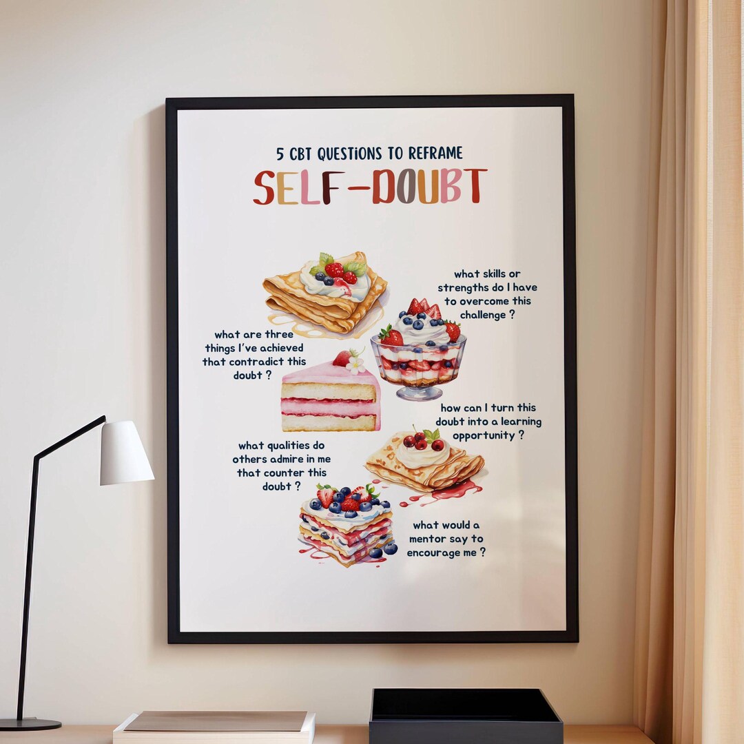 Positive Affirmation Poster, Therapy Office Decor, School Counselor ...