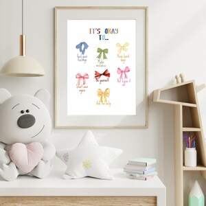 It's Okay to Poster,psychology Poster,motivational Kids Art,classroom ...
