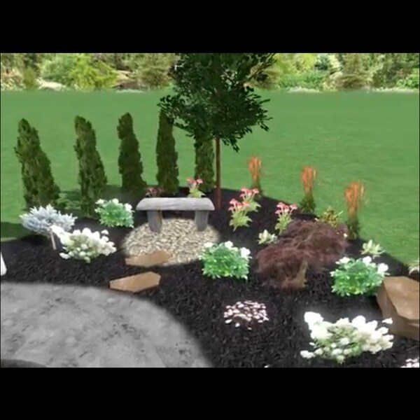 Premade Landscape Design - Etsy