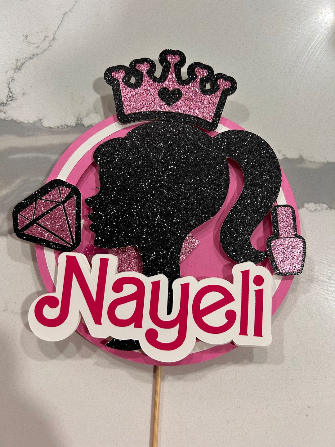 Barbie Cake Topper - Etsy