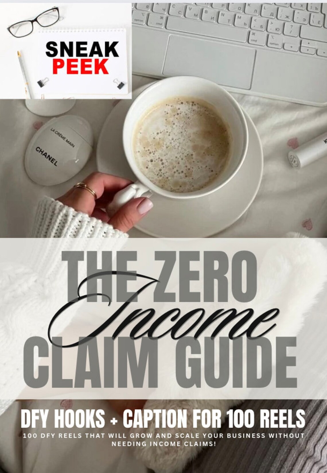 The Zero Income Claim Guide Done for You Hooks and Captions for 100 ...