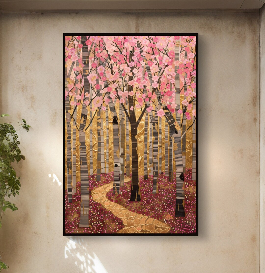 Bundle of 5 Prints Cherry Blossom Scenery Digital Art - 2x3 Ratio. - Etsy