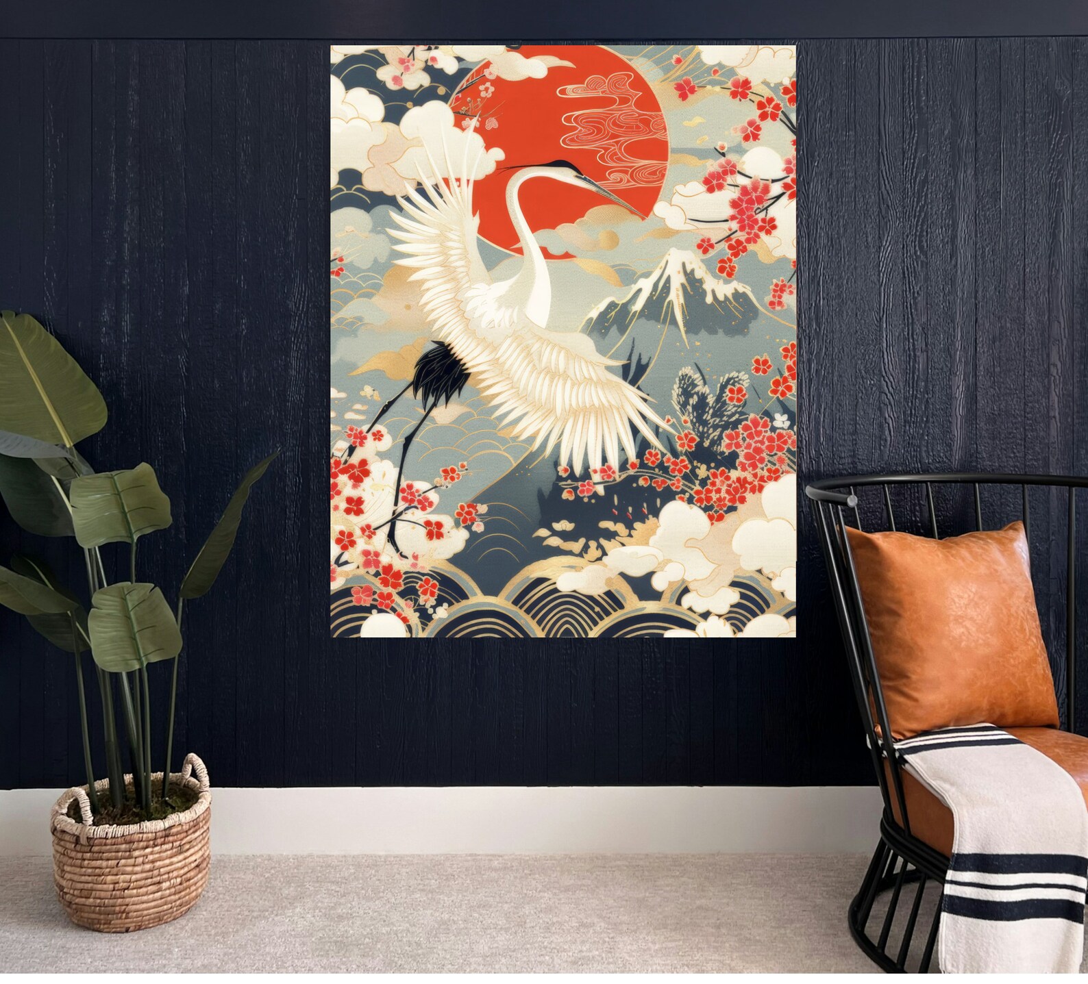 Japanese Zen Landscape Print | Japanese Wall Decor | Peaceful Oriental ...