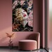 Abstract Woman in Pink and Gold - Digital Artwork Instant Download 500 ...