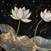 Lotus Flower Digital Art Set of 3 Printable Images | Ai Lotus Digital ...