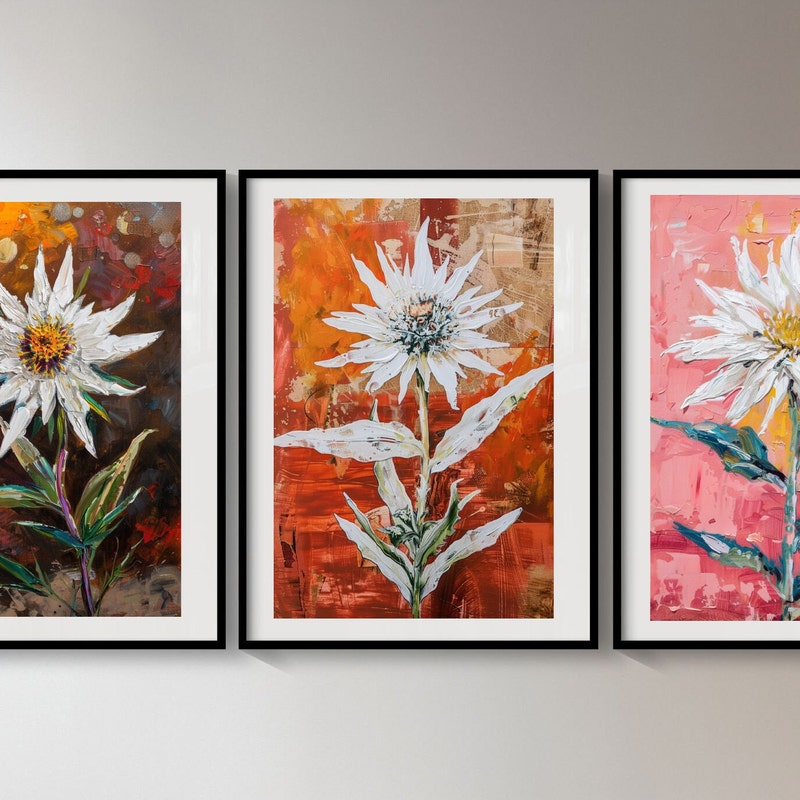 Edelweiss Wall Art - Etsy