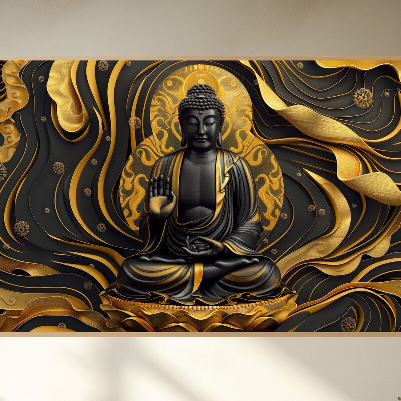 Framed Thai Buddha Statue - Etsy