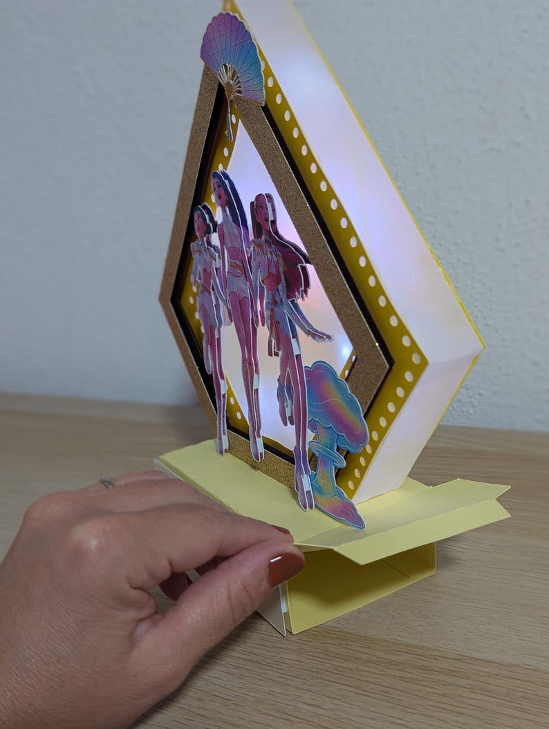 3D Concert Stage Centerpiece SVG | 3D Idol Stage Party Table ...