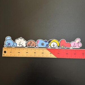 BT21 Car Decals: Laminated BTS Logo Vinyl Decals - Etsy