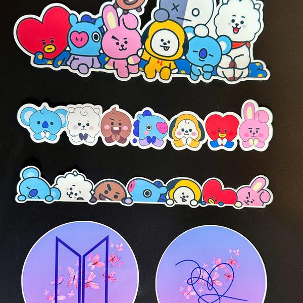 Bts Group Decal - Etsy