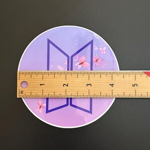 BT21 Car Decals: Laminated BTS Logo Vinyl Decals - Etsy