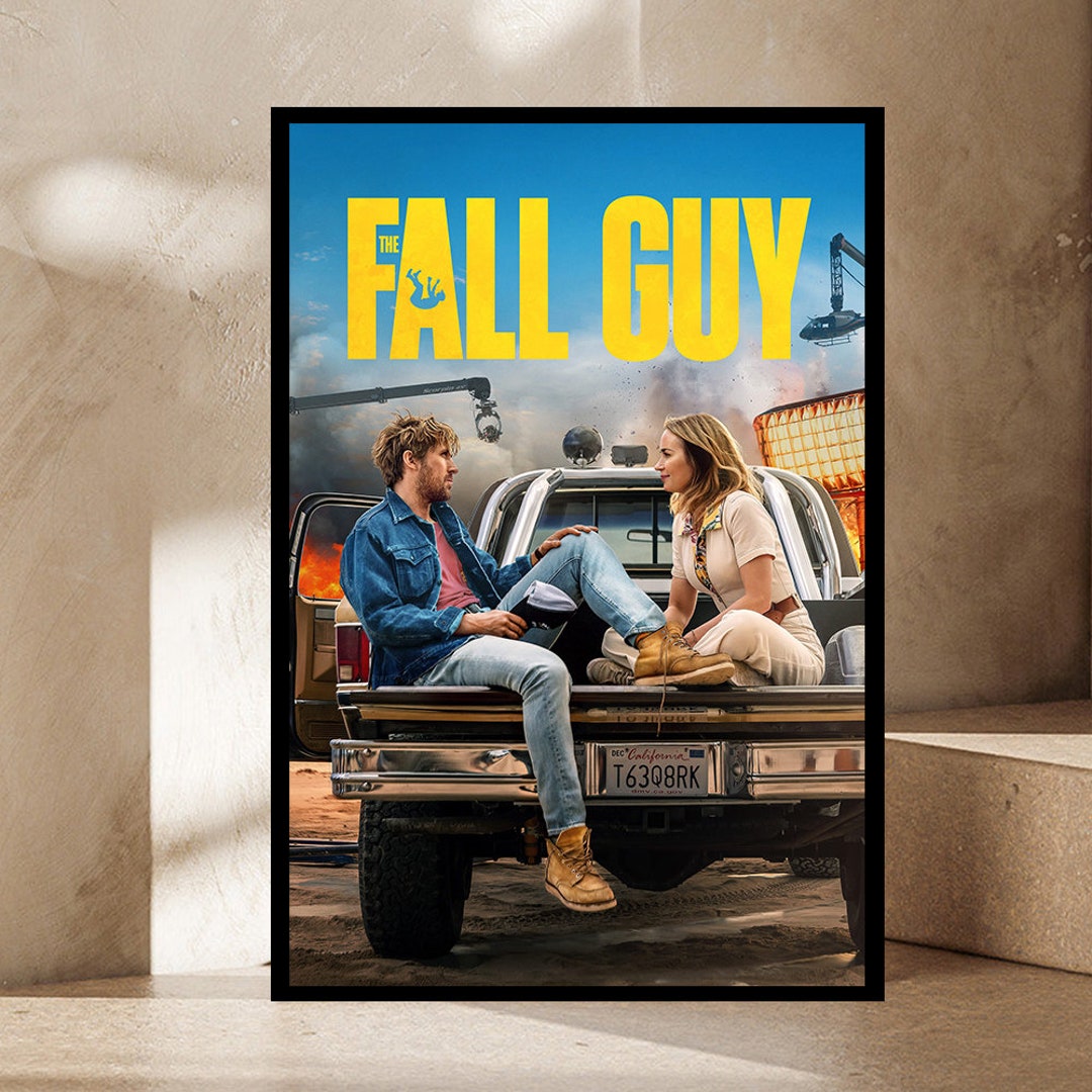 The Fall Guy Movie Poster High Quality Canvas Multiple Sizes Classic ...