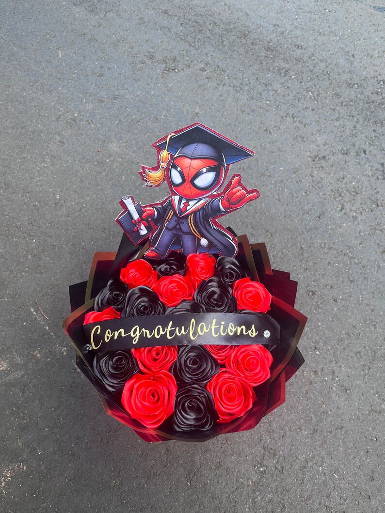 Graduation Eternal Ribbon Roses Bouquet / Ramos De Rosas Eternas Para El Día De Graduación. - Etsy