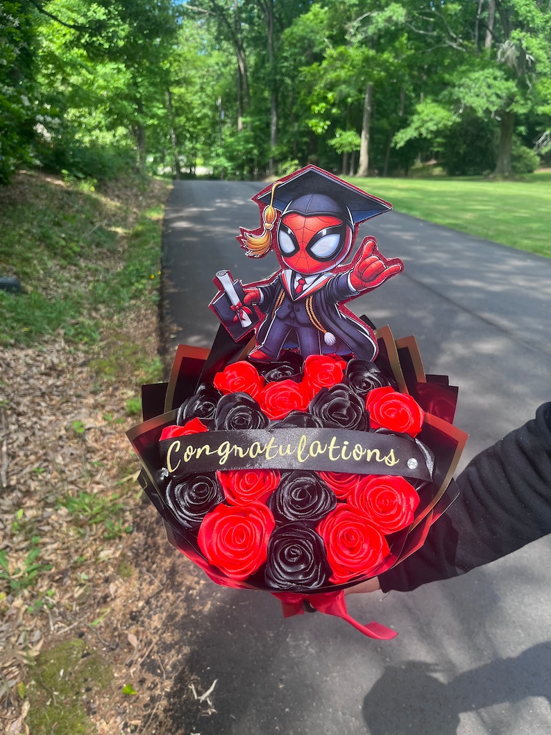 Graduation Eternal Ribbon Roses Bouquet / Ramos De Rosas Eternas Para El Día De Graduación. - Etsy