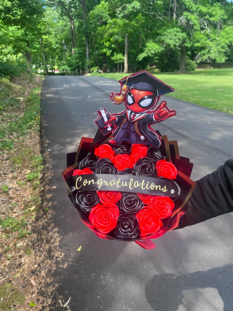 Graduation Eternal Ribbon Roses Bouquet / Ramos De Rosas Eternas Para El Día De Graduación. - Etsy