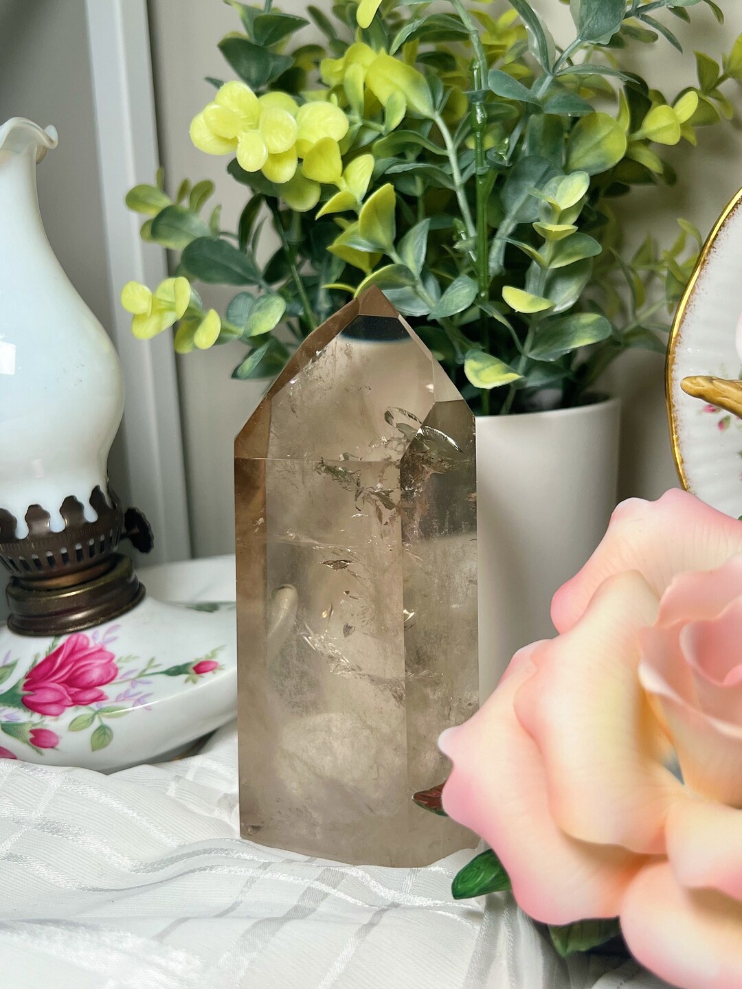 Smoky Quartz Tower High Quality Quartz Crystal Tower Rainbow Filled ...