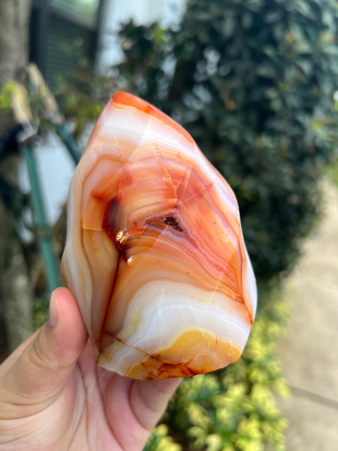 Carnelian Flame Tiger Carnelian Quartz Included Carnelian Banded Agate ...