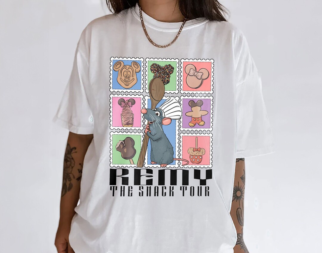 Disney Little Chef Ratatouille Stamps Art Shirt, Pixar Ratatouille Tee ...
