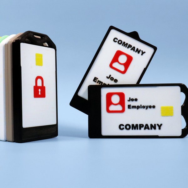 3d Printed Id Card Holder - Etsy