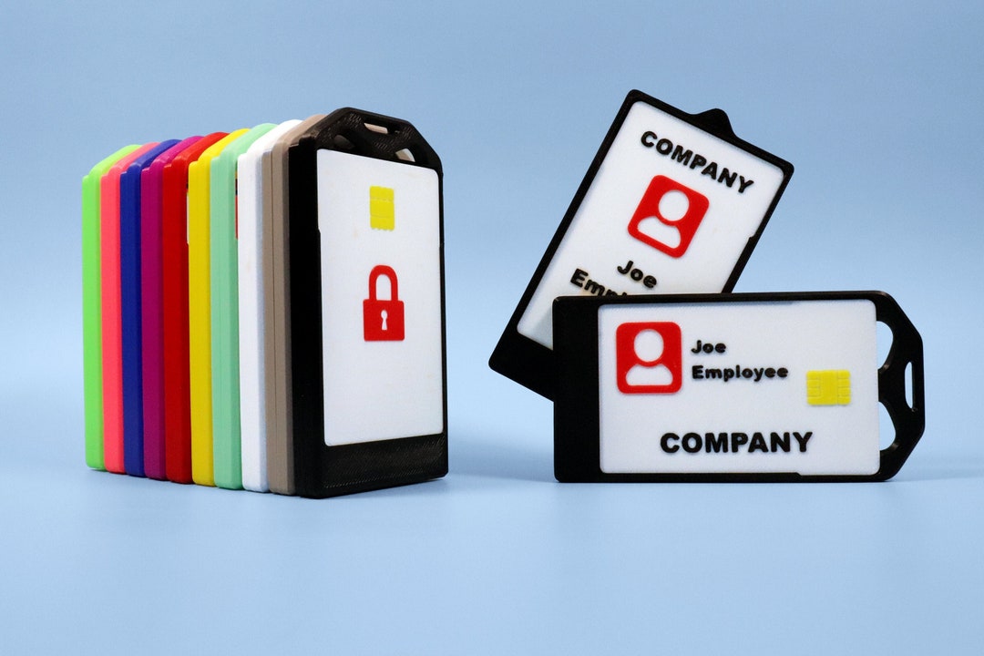 Multi-card 3D Printed Badge Holder - Etsy