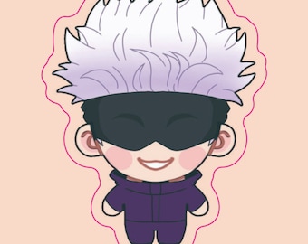 Gojo Acrylic Keychain, Gojo Satoru, Jujutsu Kaisen, Anime Gift, Anime ...