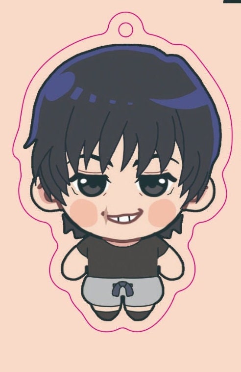 Toji Fushiguro Acrylic Charms Keychain Jujutsu Kaisen - Etsy