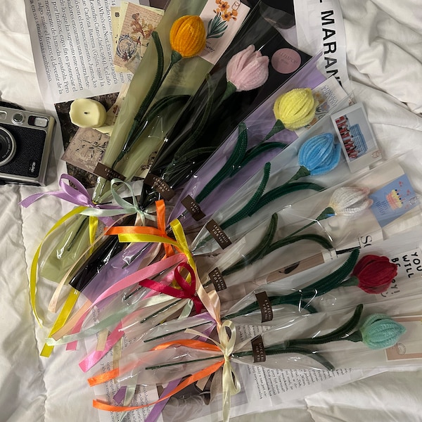 Pipe Cleaner Flower - Etsy