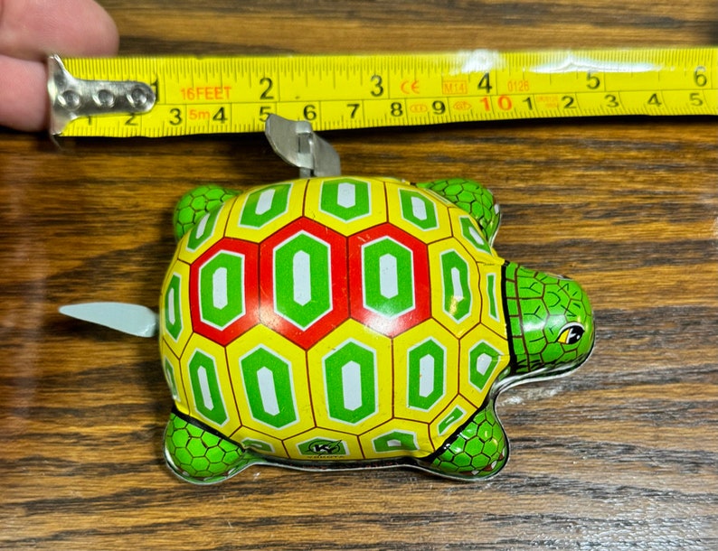 Yokota Tin Wind-up TOY Turtle 1960s Japan - Etsy
