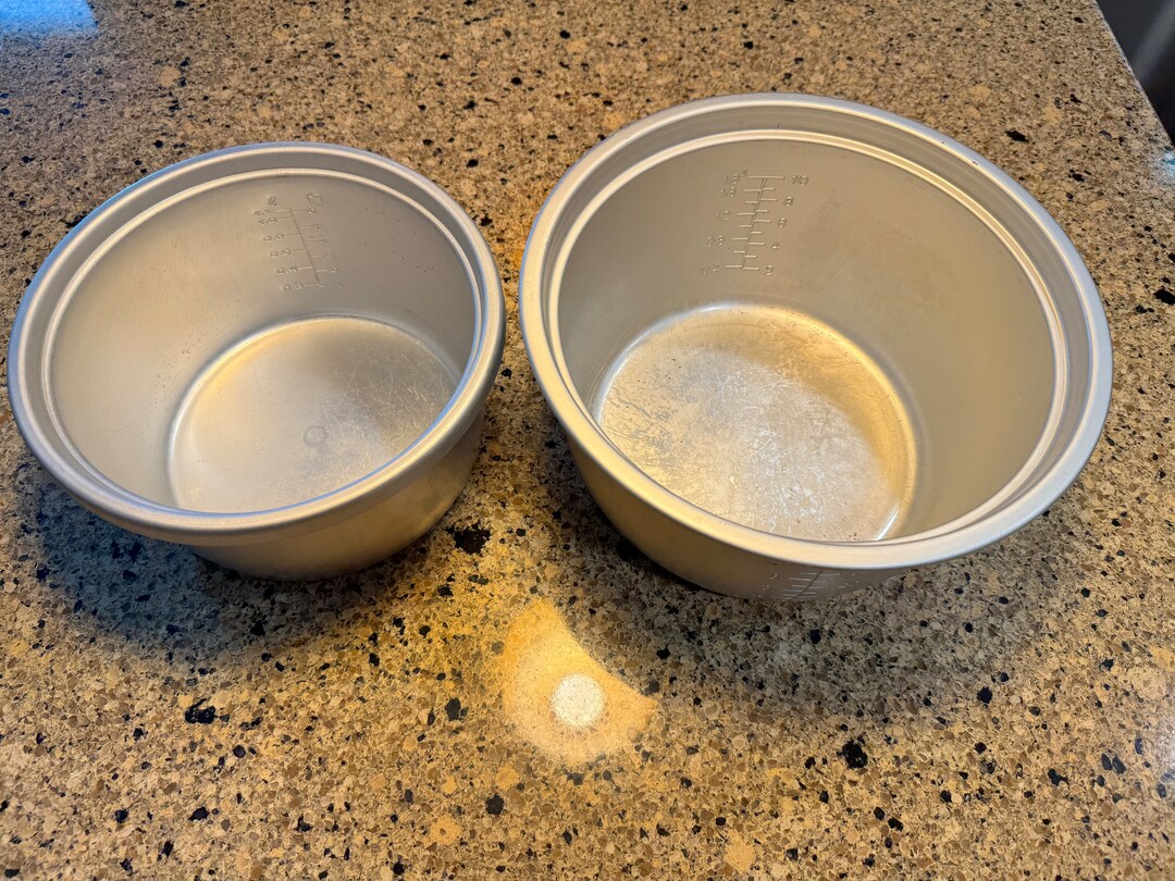 TWO Aluminum Rice Pot Cooker REPLACEMENT BOWLS - Etsy