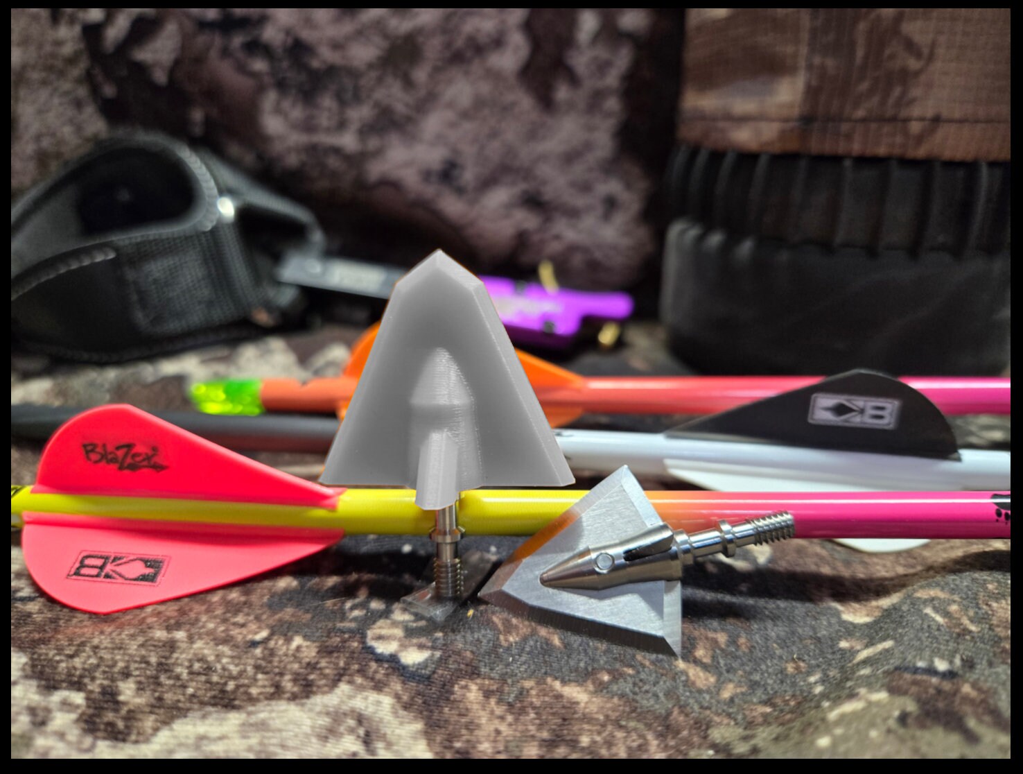 Iron Will 125gr Single Bevel and S Series Broadhead Cover, Protective ...