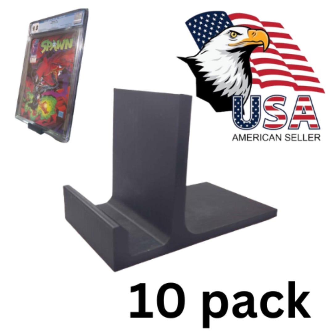 Comic Book Display Stand Value Pack of 10 Great for Graded CGC, CBCS ...