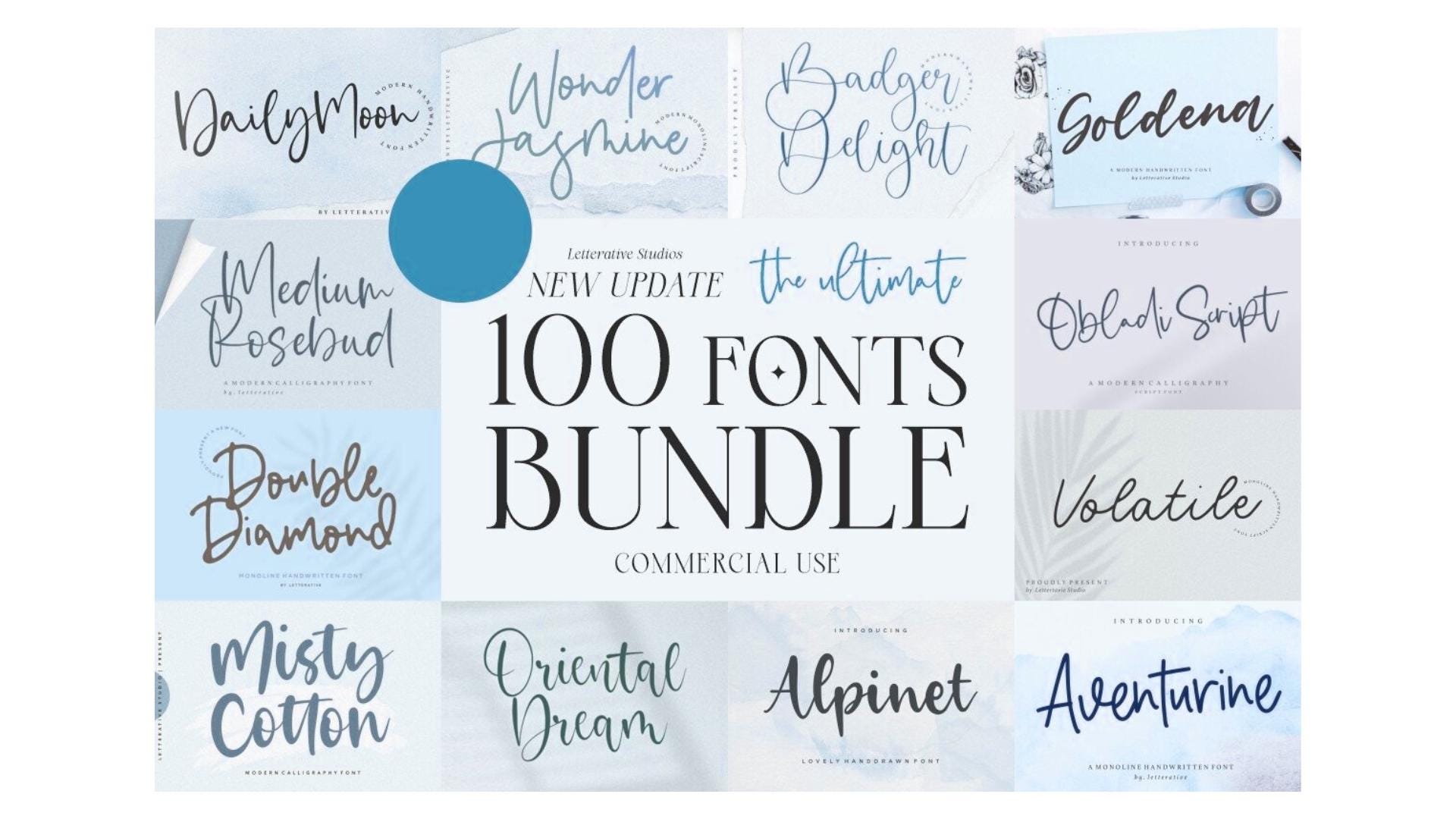 The Ultimate Font Bundle, Vintage Canva Fonts, Cricut Fonts, Beautiful Fonts, Handwritten Fonts ...
