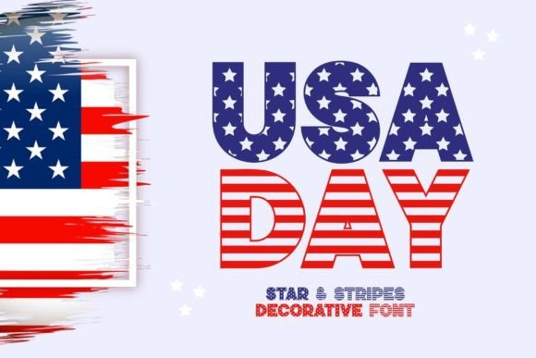 Usa Day Font, Script Beautiful Font, Decorative Font, Handwritten Font ...